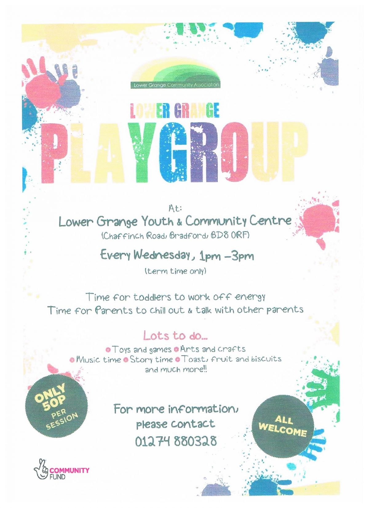 Lower Grange Play Group - Our Community Can